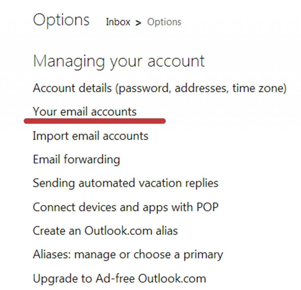 How to use Hotmail to send and receive Gmail (@snd1.org)