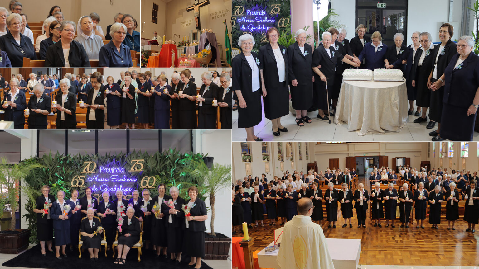 Celebração de Jubileus de Vida Religiosa Consagrada